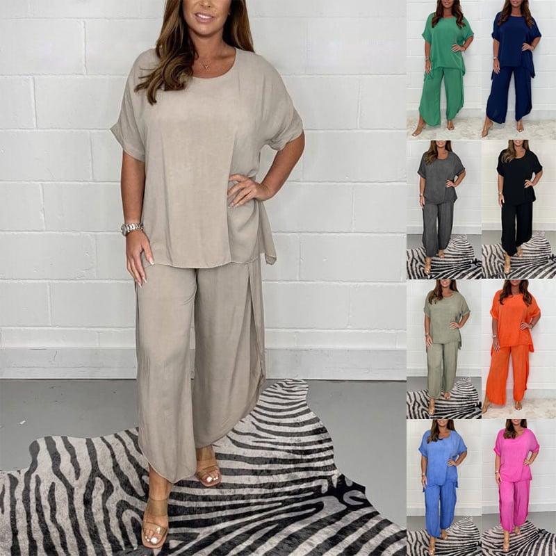 ️‍🔥Big price reduction🔥Floaty 2 Piece Sleeved Trouser Set – luovetop